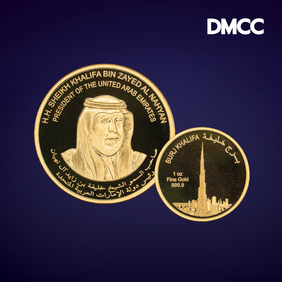 UAE Gold Bullion Coin - First Edition 1 oz (Burj Khalifa) – Dubai Multi ...